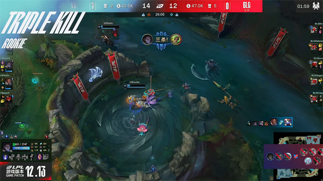 V5 2-0 BLG Rookie塞拉斯弑君突刺带队翻盘-小米游戏中心