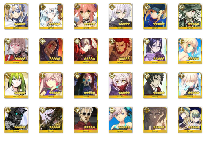 FGO7周年后全从者充能情况，还有74个从者没有任何直充技能 - 命运-冠位指定资讯-小米游戏中心