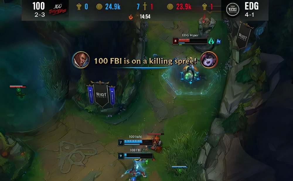 EDG爆冷惨败100T，无缘小组头名！下路组合被压制，圣枪哥男枪难救主资讯-小米游戏中心