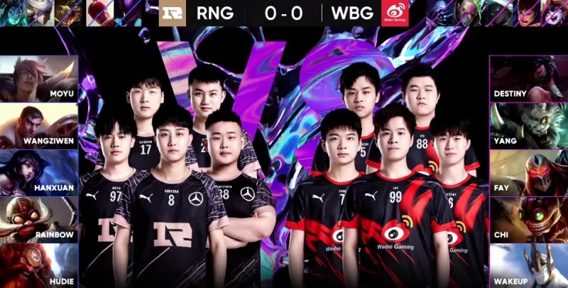 【WRL1】常规赛第一阶段DAY22，WBG vs RNG第一局赛况-小米游戏中心