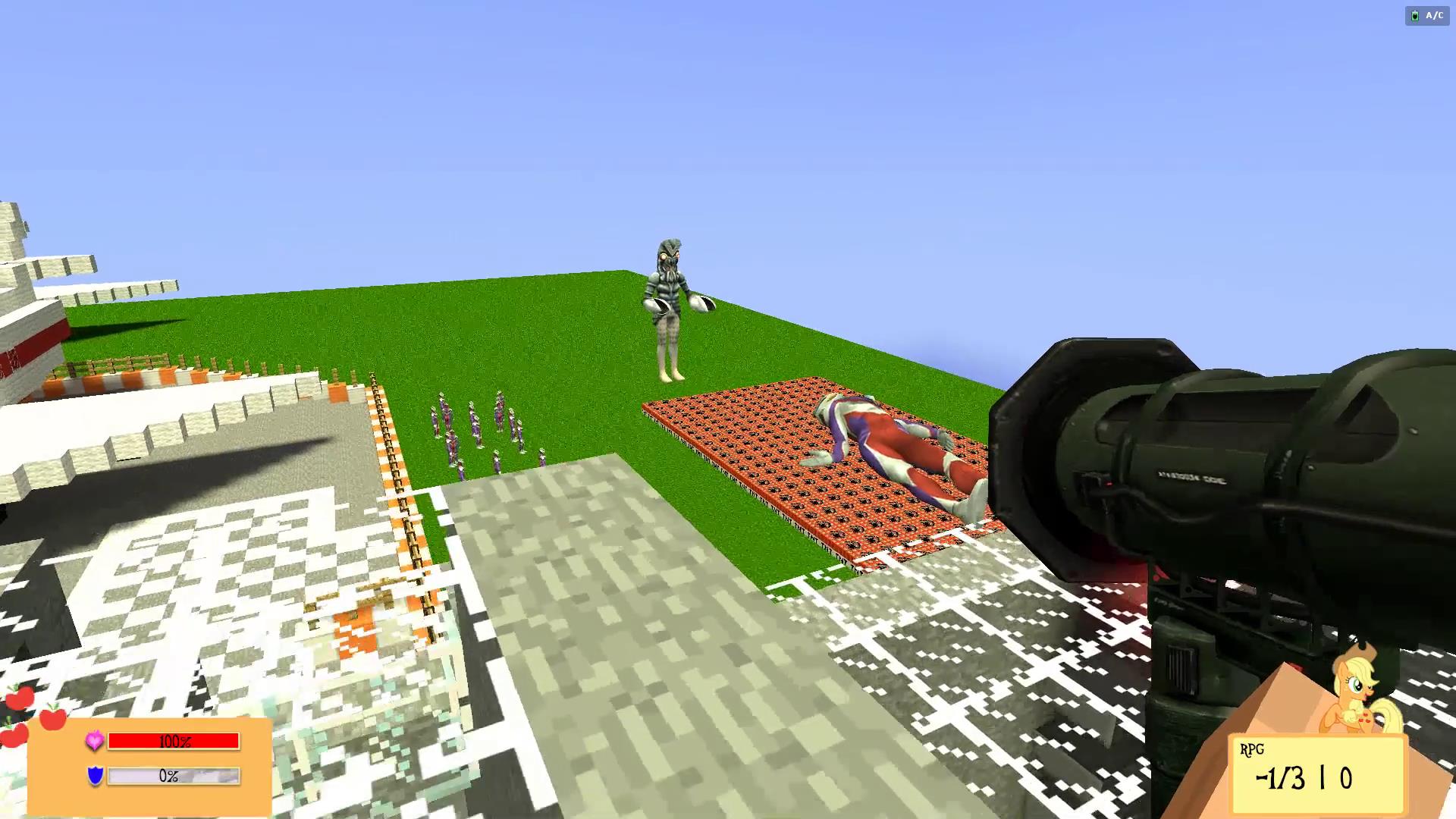 GMOD奥特曼游戏：巴尔坦星人准备一百多个TNT打败迪迦奥特曼-小米游戏中心