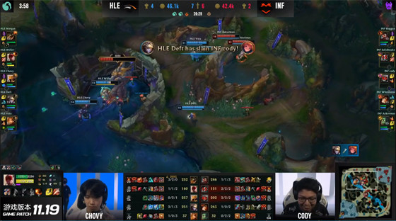 S11入围赛：Deft EZ精准盲Q单杀佐伊，HLE击败INF解锁首胜资讯-小米游戏中心