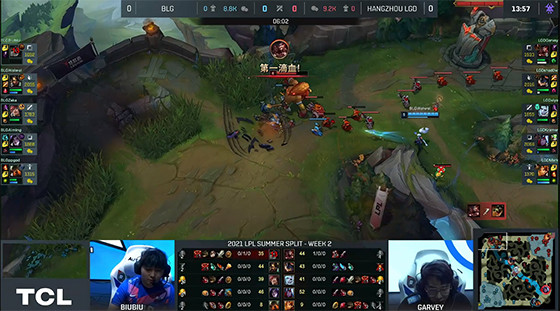 BLG 2：1 LGD Zeka招牌阿卡丽单切后排斩四杀-小米游戏中心