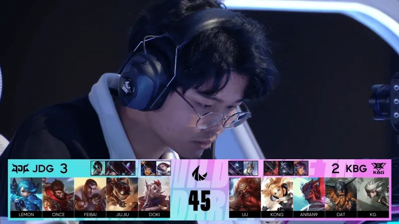 【WRL2】季后赛，JDG vs KBG 第一次交锋第六局赛况-小米游戏中心