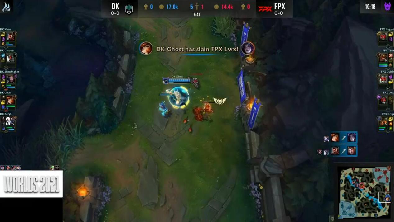 S11揭幕战FPX被DK打崩！管泽元边解说边笑，成分太明显-小米游戏中心