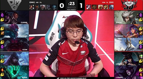 LOL-LPL：Kanavi莉莉娅灵蹄跃动大杀四方，JDG两局横扫战胜OMG资讯-小米游戏中心