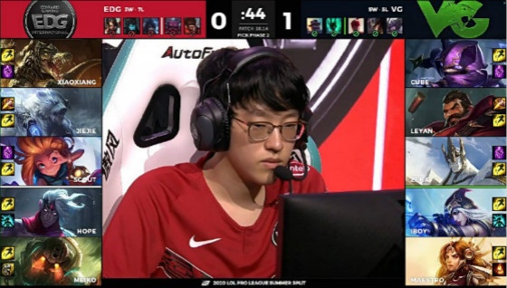 LOL-LPL：Scout佐伊核弹飞星一发入魂，EDG让一追二战胜VG资讯-小米游戏中心