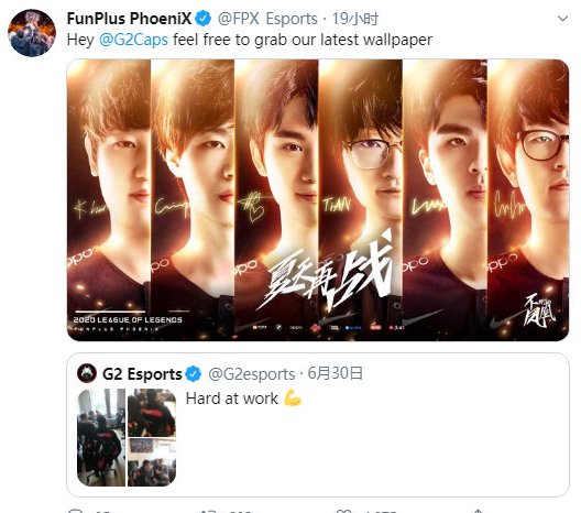 G2晒合照Caps电脑成亮点，FPX进场嘲讽后，G2再次整活反击资讯-小米游戏中心