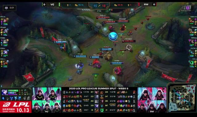 LPL夏季赛RW VS VG第一局：Haro发挥出色，RW先下一局资讯-小米游戏中心
