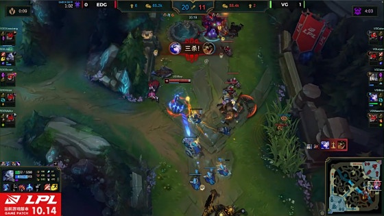 LOL-LPL：Scout佐伊核弹飞星一发入魂，EDG让一追二战胜VG资讯-小米游戏中心